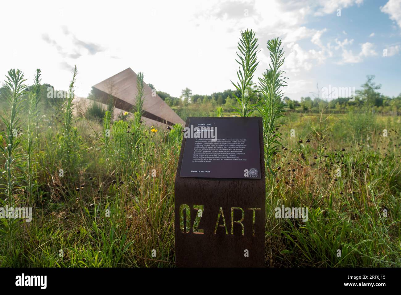 Public artwork in Osage Park by Griffin Loop, Launch Intention, 2019 ...