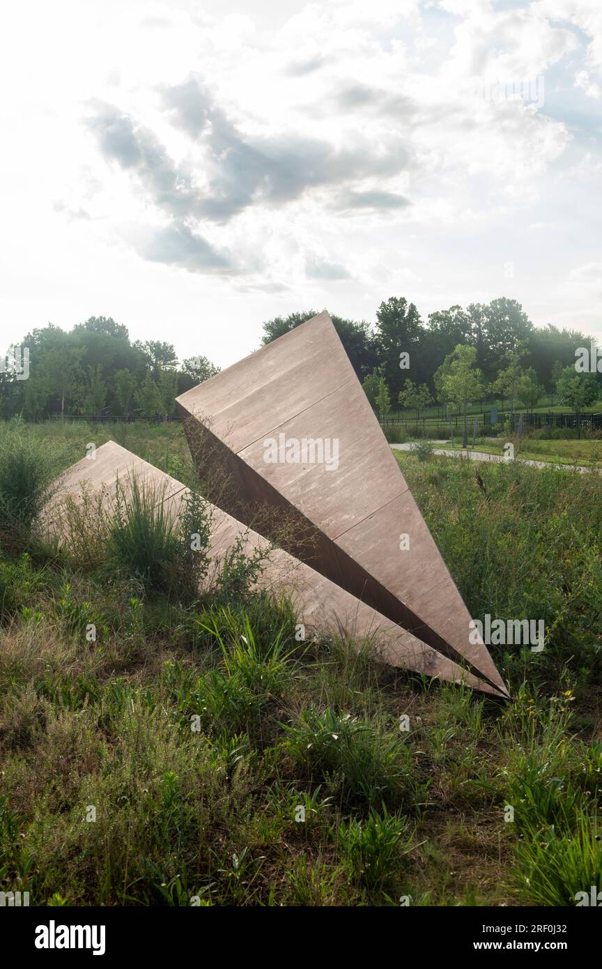 Public artwork in Osage Park by Griffin Loop, Launch Intention, 2019 ...