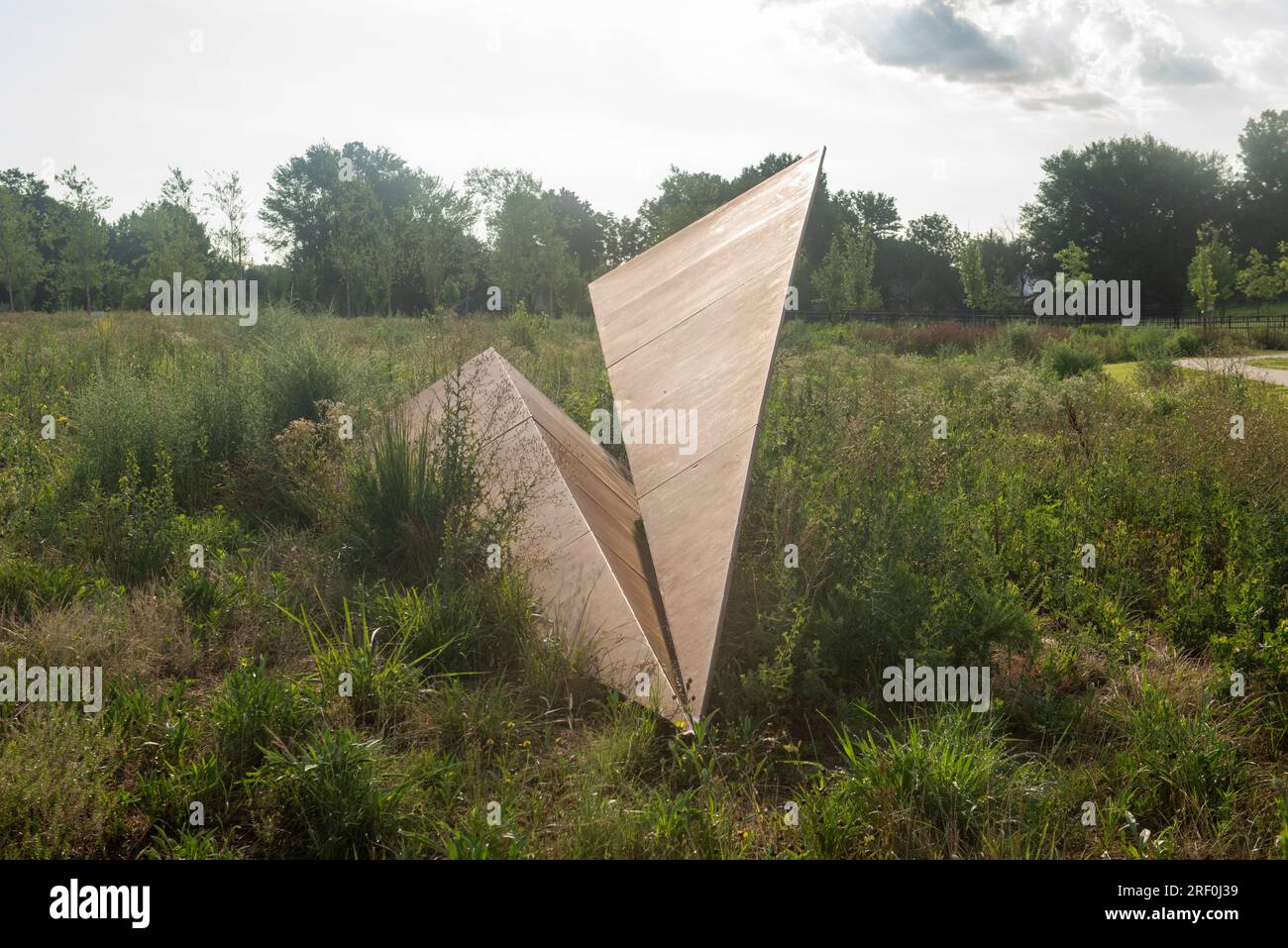 Public artwork in Osage Park by Griffin Loop, Launch Intention, 2019 ...