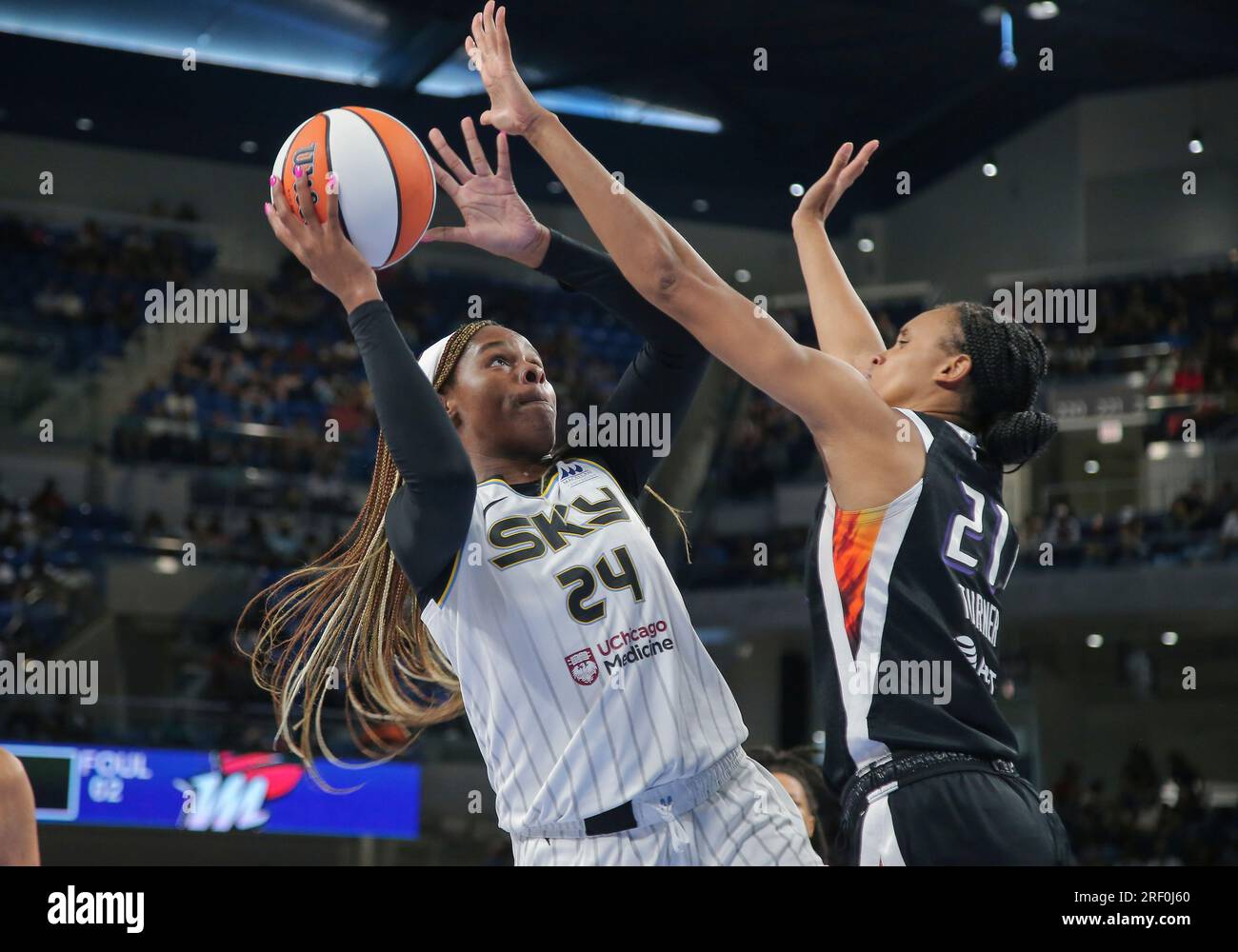 CHICAGO, IL - JULY 30: Phoenix Mercury forward Brianna Turner (21 ...