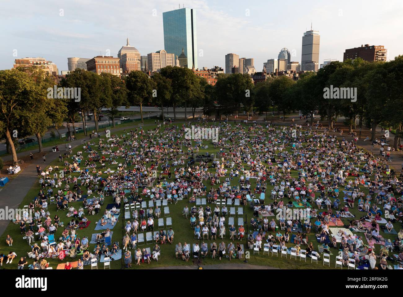 Boston Landmarks Orchestra at the Hatch Shell on the Esplanade, Boston ...