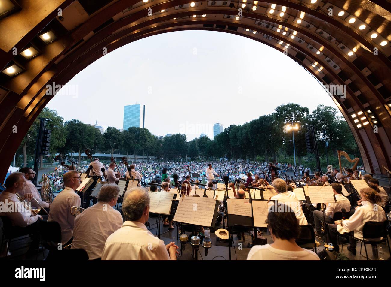 Boston Landmarks Orchestra performance at the Hatch Shell Boston ...
