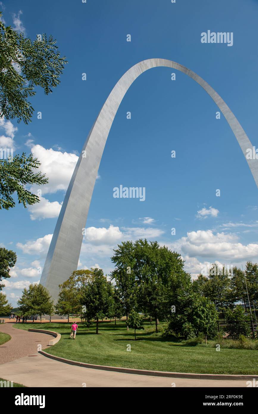Gateway Arch in Gateway Arch National Park in St. Louis, Missouri Stock ...