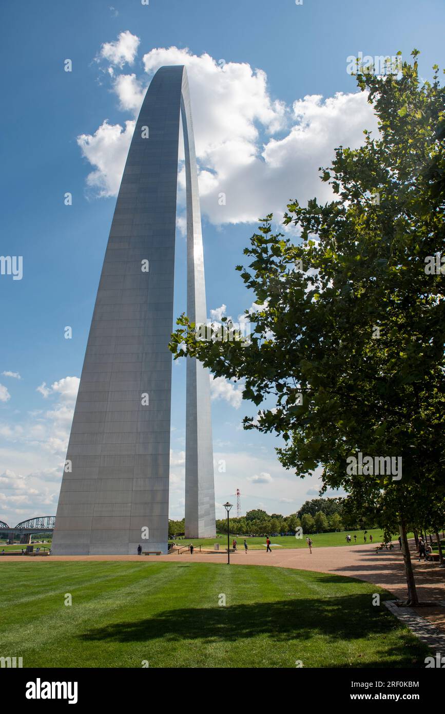 Gateway Arch in Gateway Arch National Park in St. Louis, Missouri Stock ...