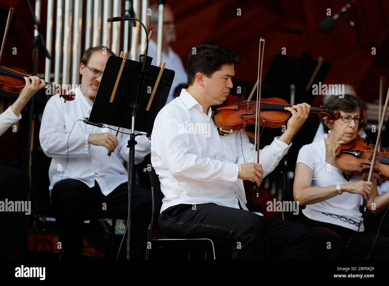 Boston Landmarks Orchestra performance at the Hatch Shell Boston ...