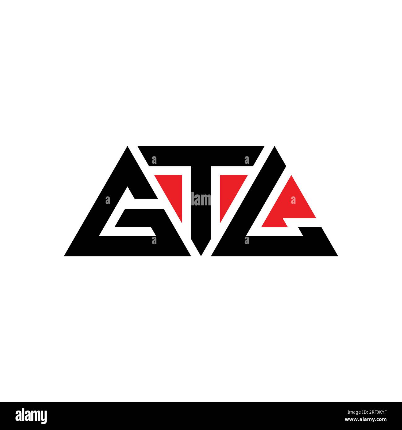 GTL triangle letter logo design with triangle shape. GTL triangle logo ...