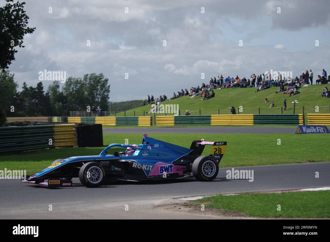 Dalton on Tees, 29 July 2023. Douwe Dedecker driving for Virtuosi ...