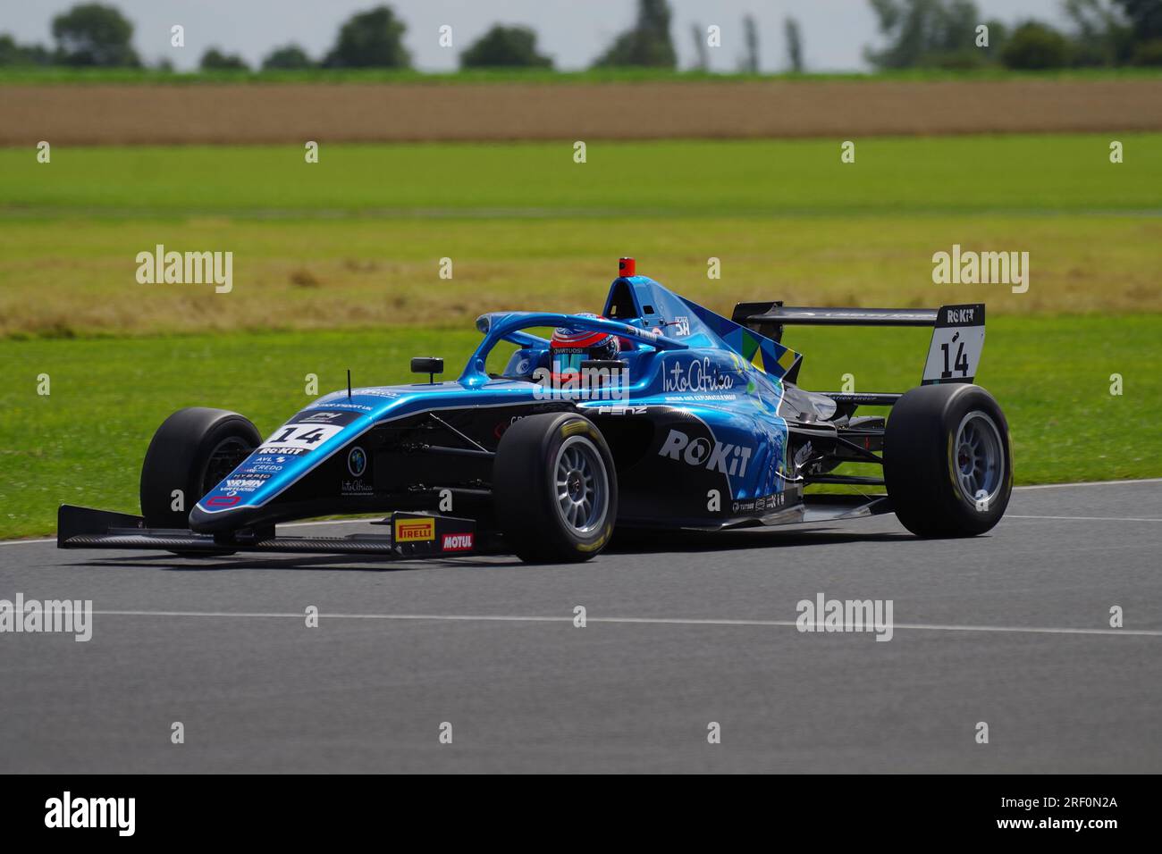 Dalton on Tees, 29 July 2023. Aqil Alibhai driving for Virtuosi Racing ...