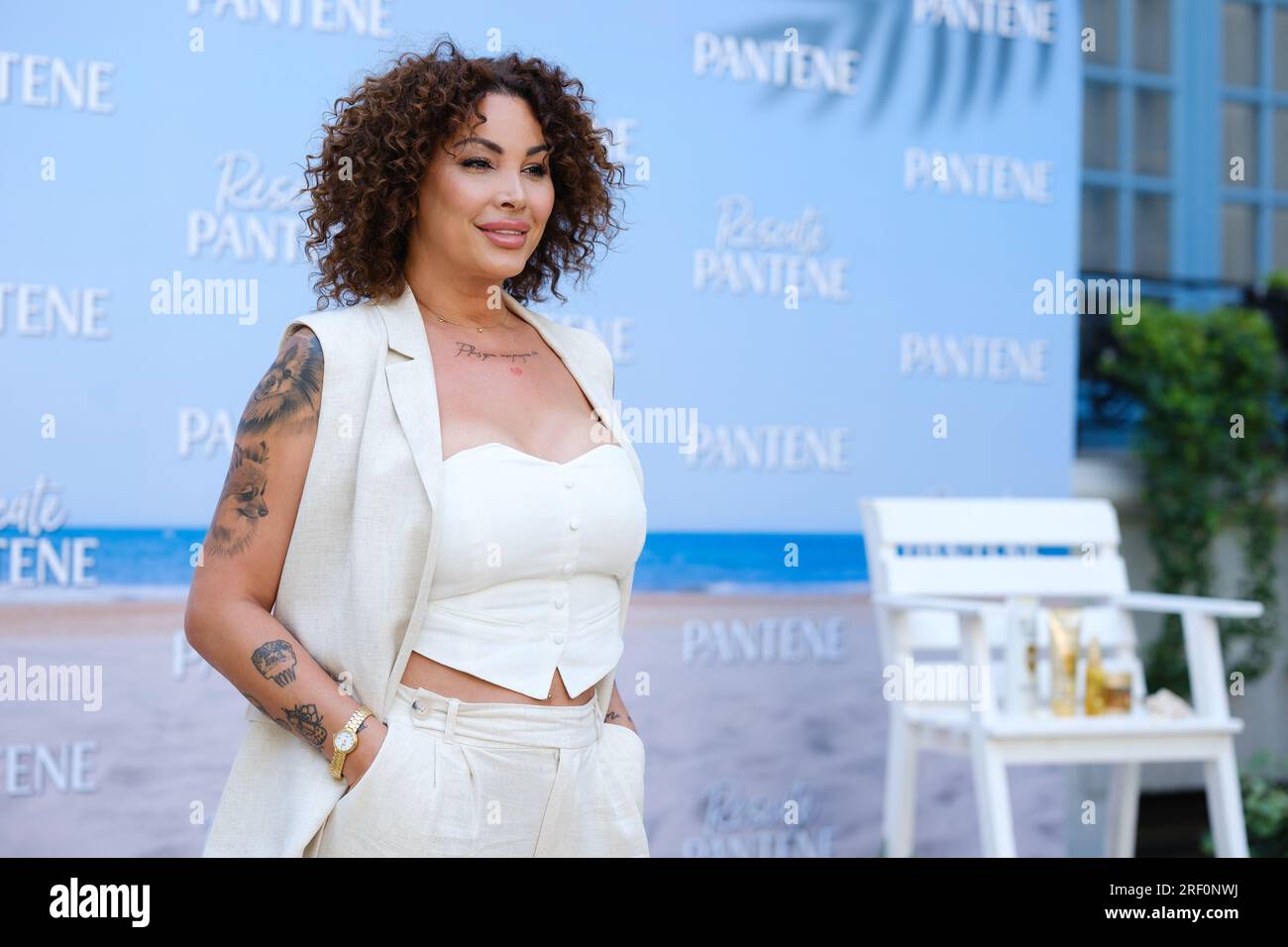 Daniela santiago attends the pantene summer photocall at the san hi-res ...