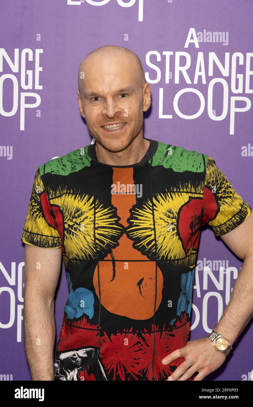 Red Carpet arrivals at Press night for 'A Strange Loop' at the Barbican Featuring: Philip ...