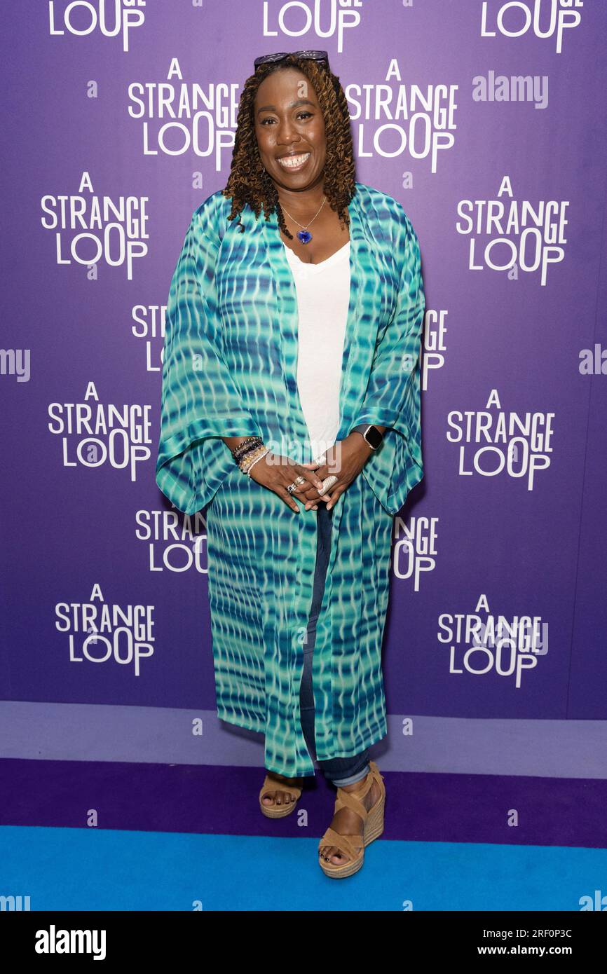 Red Carpet arrivals at Press night for 'A Strange Loop' at the Barbican ...