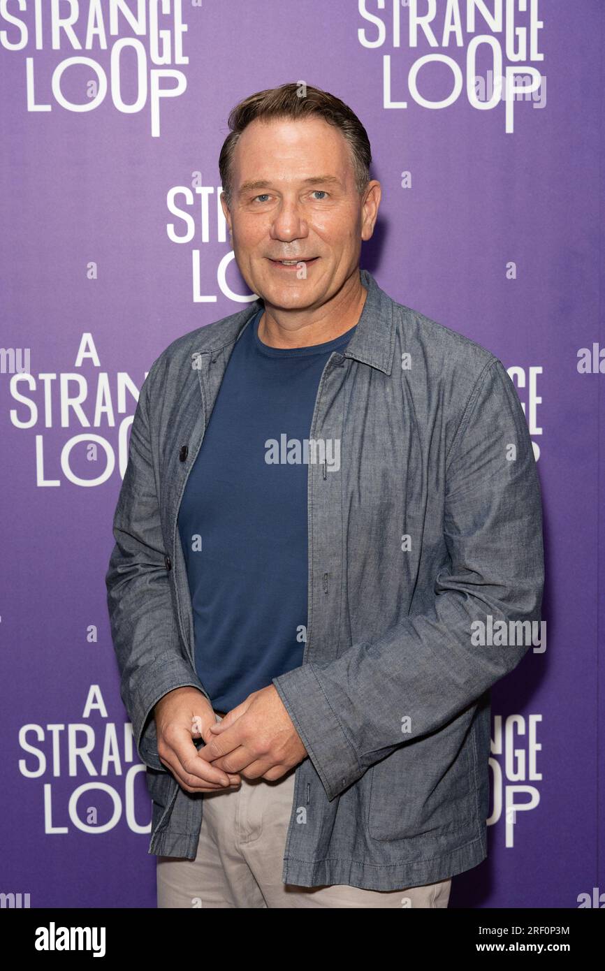 Red Carpet arrivals at Press night for 'A Strange Loop' at the Barbican Featuring: Richard ...
