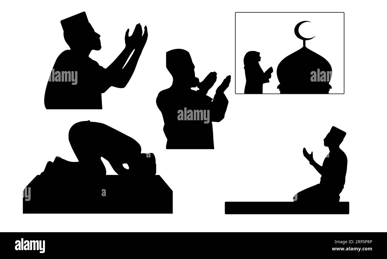 Muslim vector vectors hi-res stock photography and images - Alamy