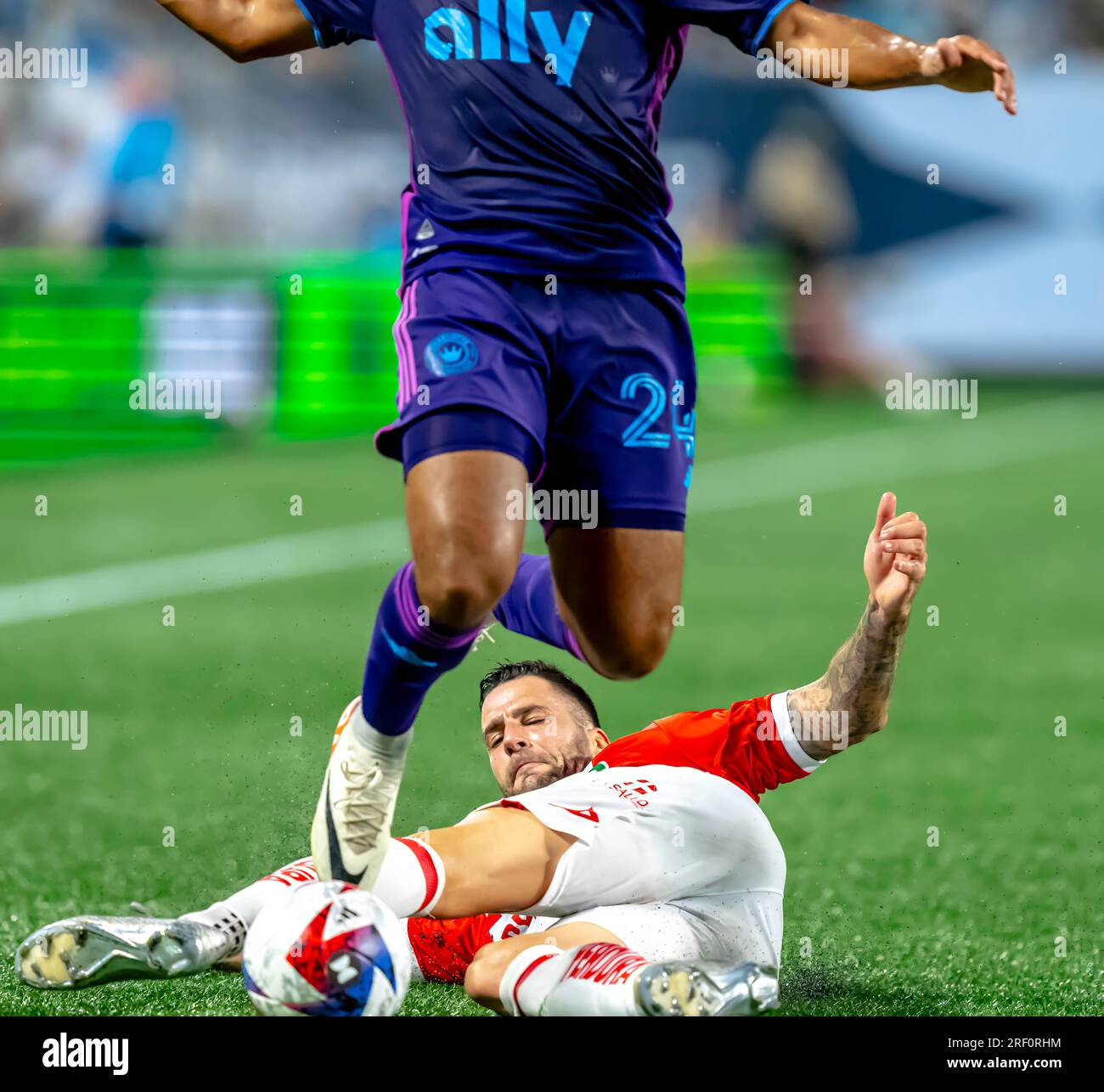 Charlotte, North Carolina, USA. 29th July, 2023. Club Necaxa player ...