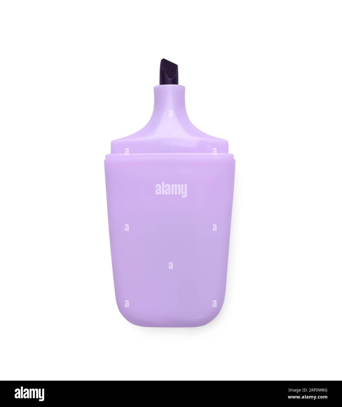 One purple marker on white background, top view Stock Photo - Alamy