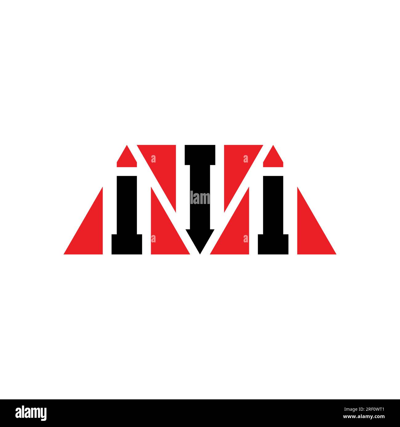 III triangle letter logo design with triangle shape. III triangle logo design monogram. III ...