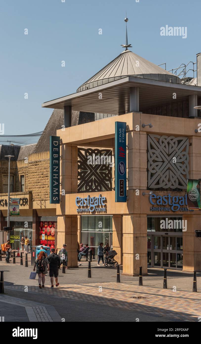 Entrance to eastgate shopping centre eastgate inverness highland hi-res ...