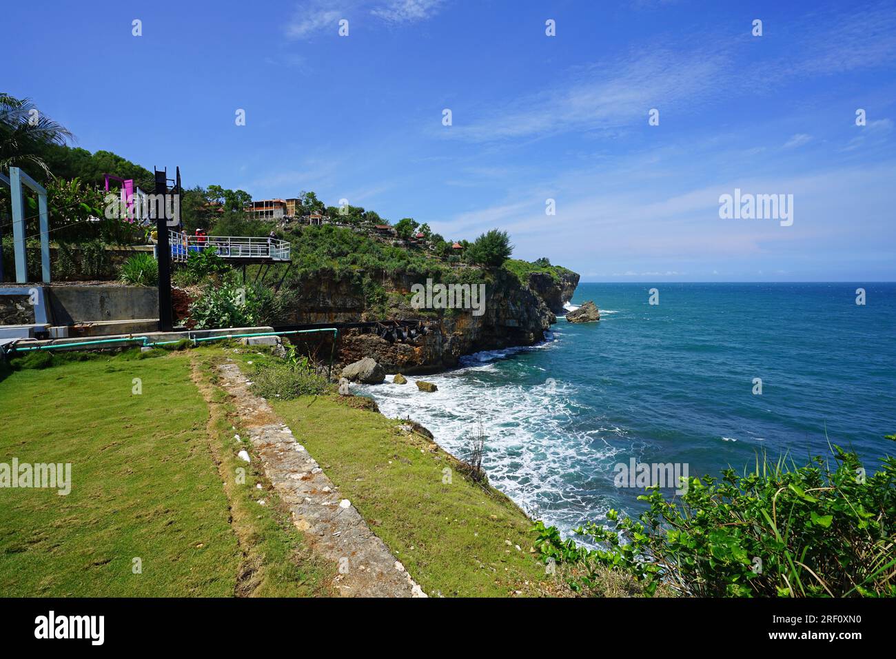 Heha Ocean View Beach, Gunung Kidul, Yogyakarta, Indonesia Stock Photo ...