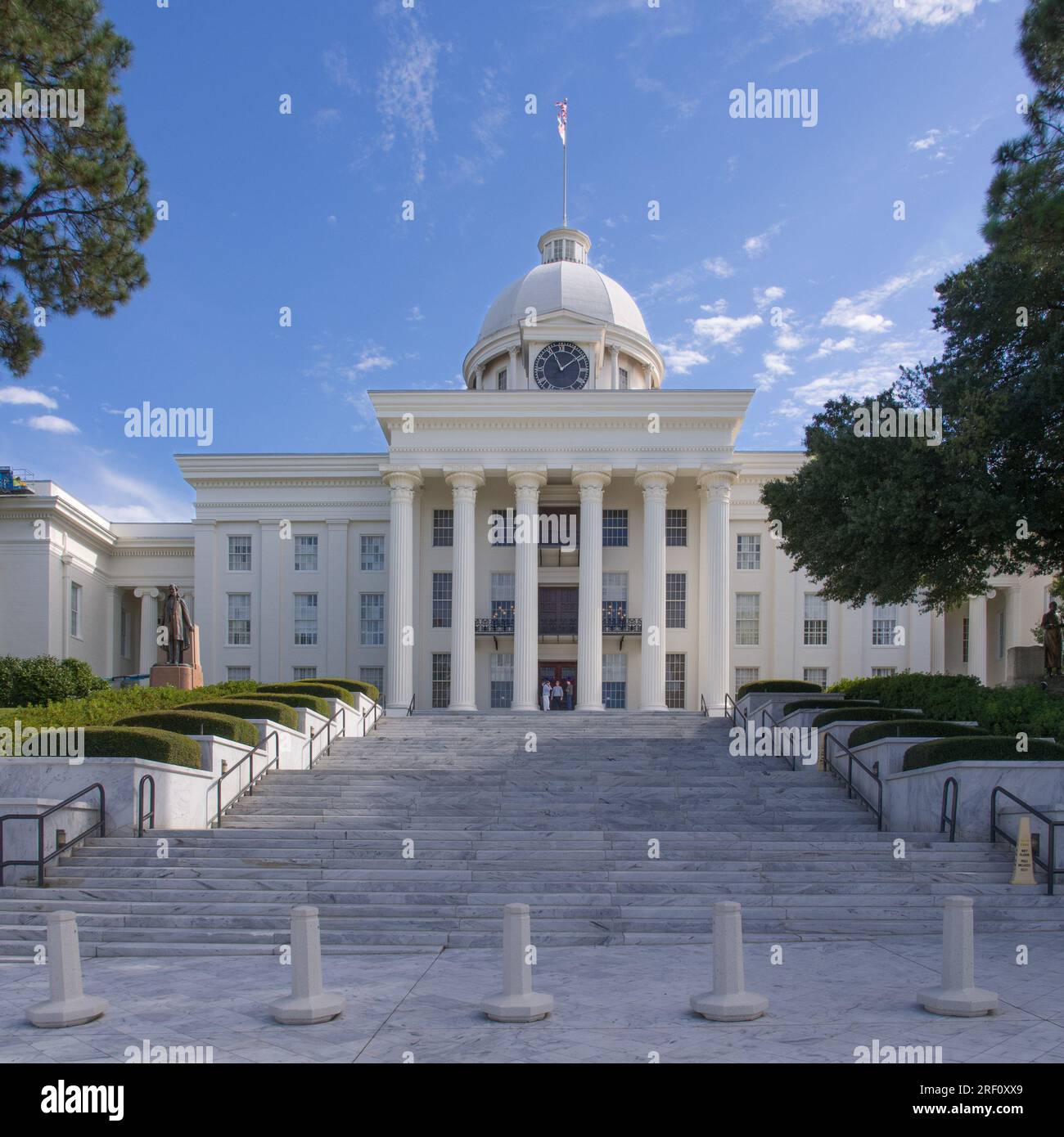 The majestic Alabama State Capitol in Montgomery, Alabama, USA, reaches ...