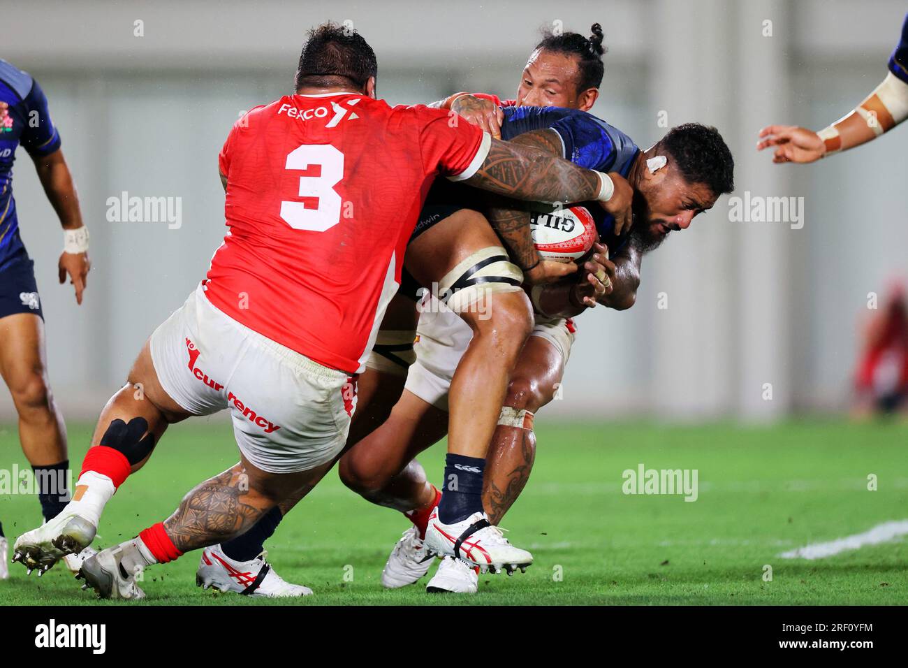 Osaka, Japan. 29th July, 2023. Amato Fakatava (JPN) Rugby : LipovitanD ...