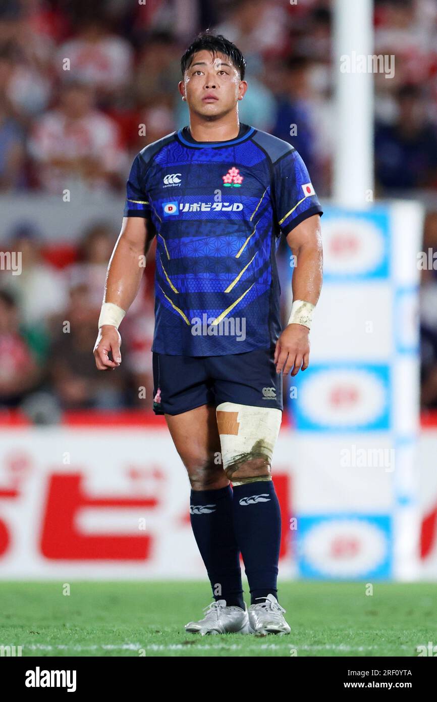 Osaka, Japan. 29th July, 2023. Atsushi Sakate (JPN) Rugby : LipovitanD ...