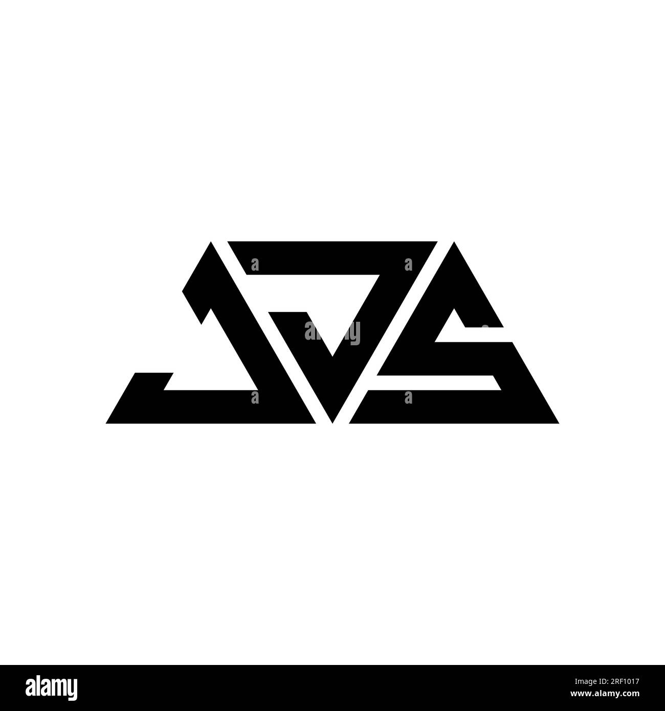 Jjs Triangle Letter Logo Design With Triangle Shape Jjs Triangle Logo