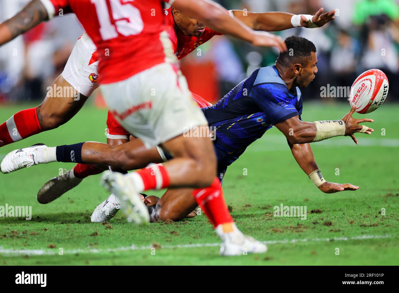 Osaka, Japan. 29th July, 2023. Jone Naikabula (JPN) Rugby : LipovitanD ...