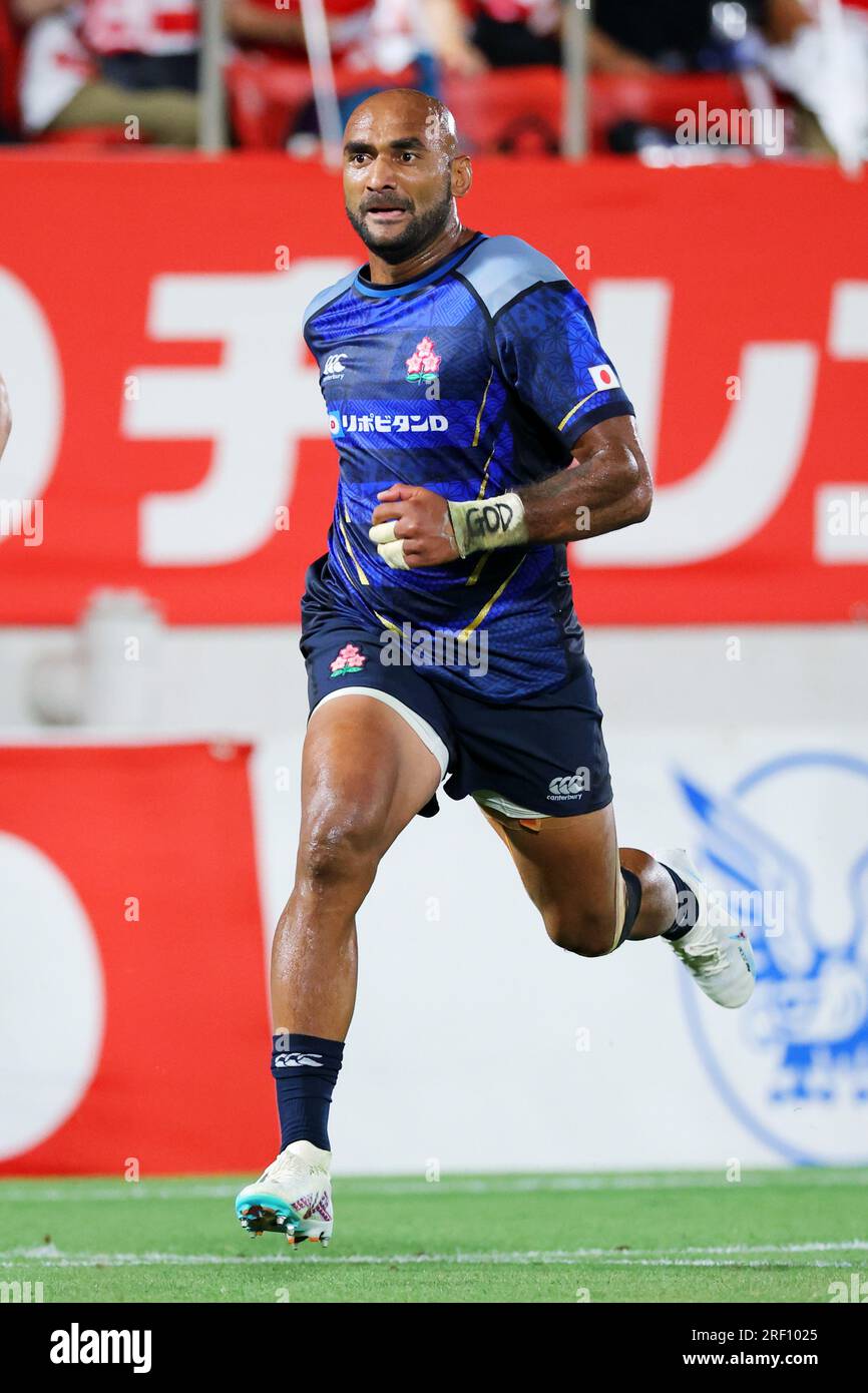 Osaka, Japan. 29th July, 2023. Semisi Masirewa (JPN) Rugby : LipovitanD ...