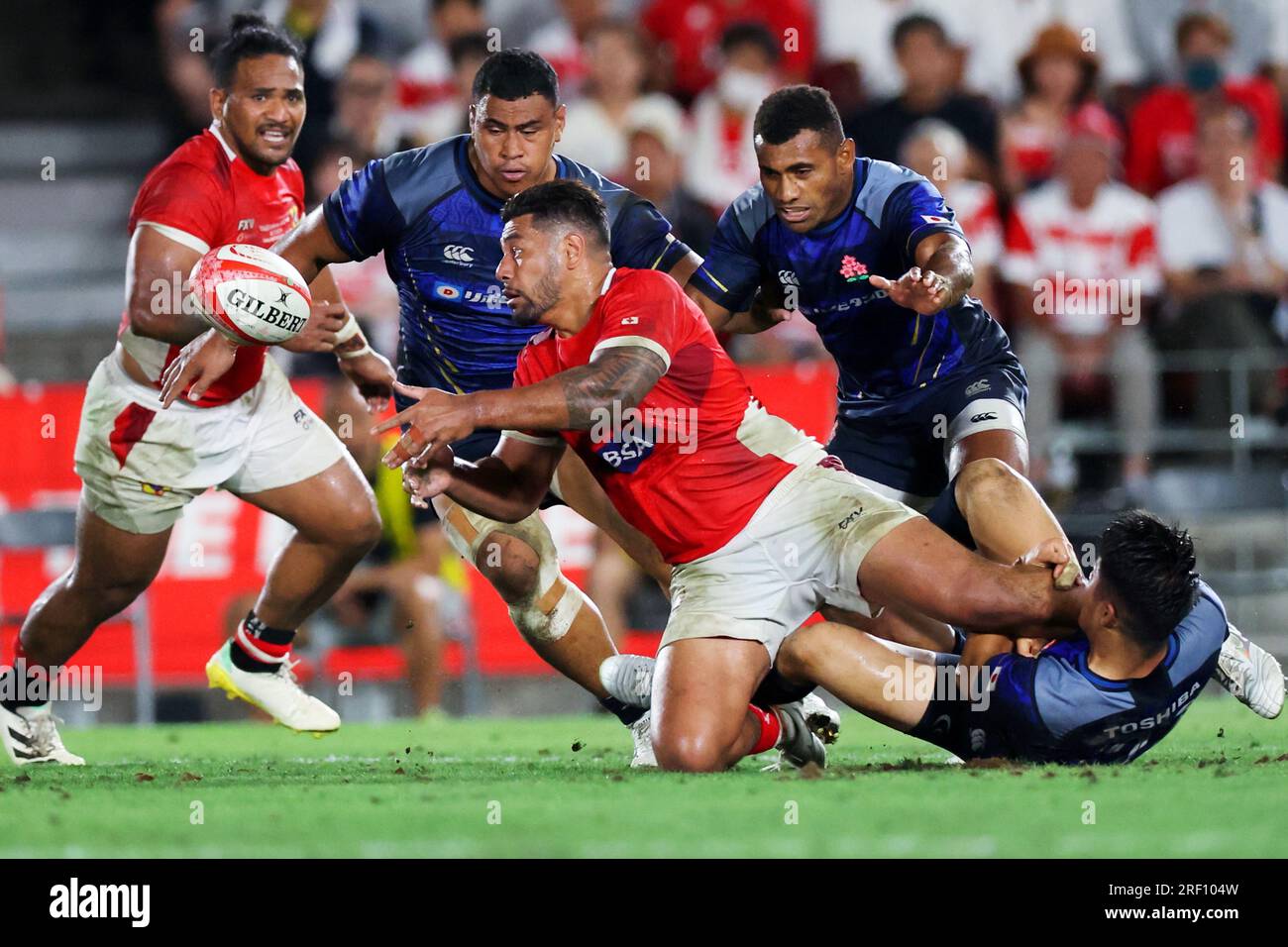 Osaka, Japan. 29th July, 2023. Two team groups Rugby : LipovitanD ...