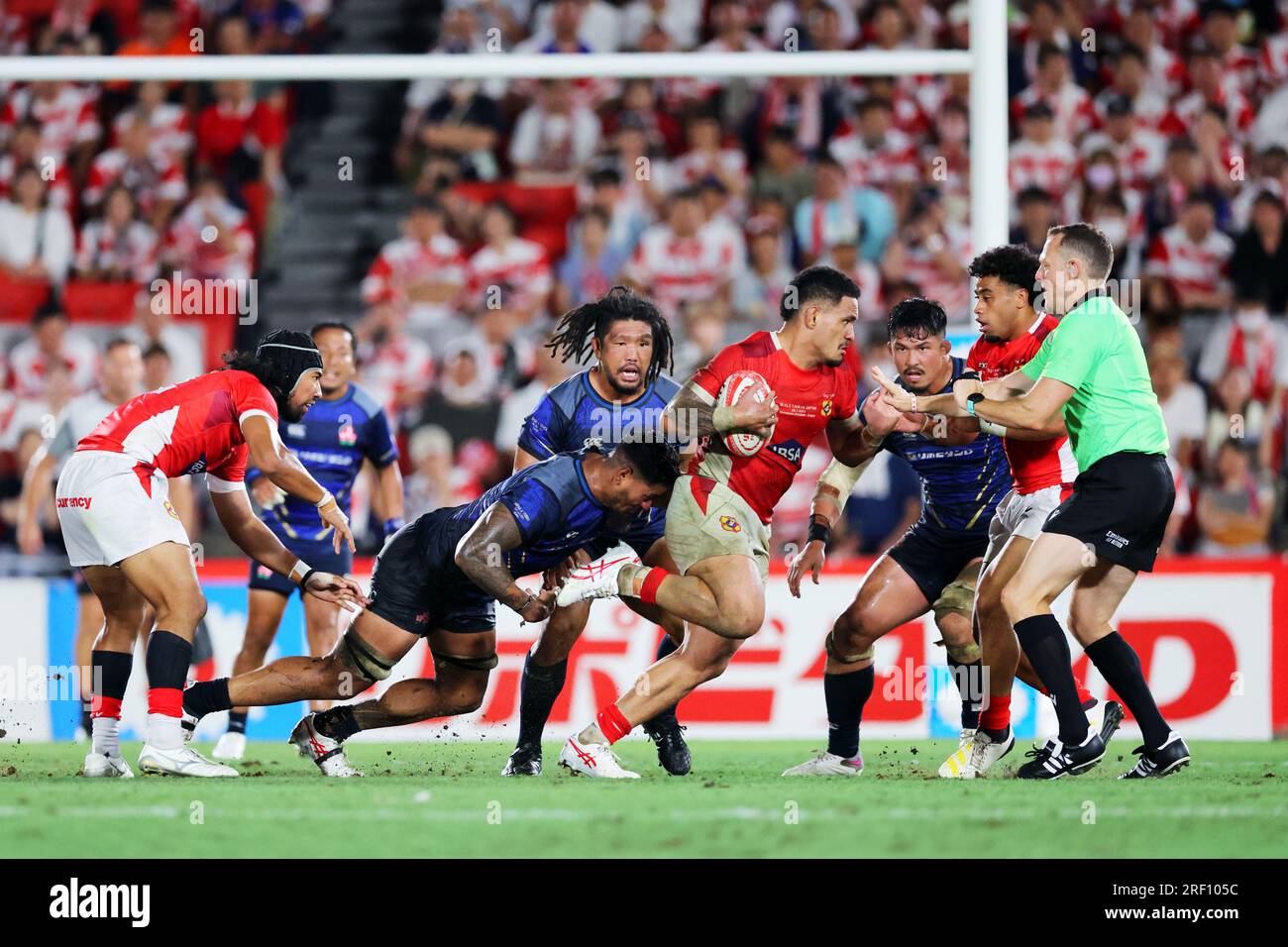 Osaka, Japan. 29th July, 2023. Two team groups Rugby : LipovitanD ...