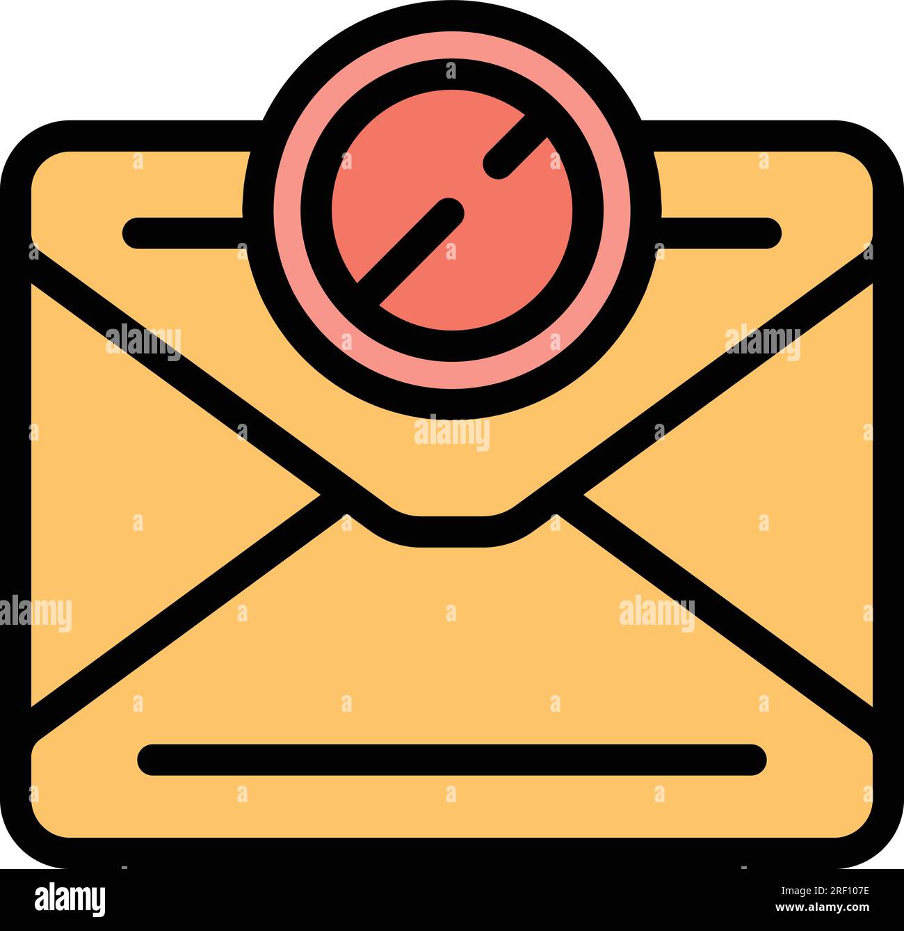 Message disclaimer icon outline vector. Legal document. Contract policy ...