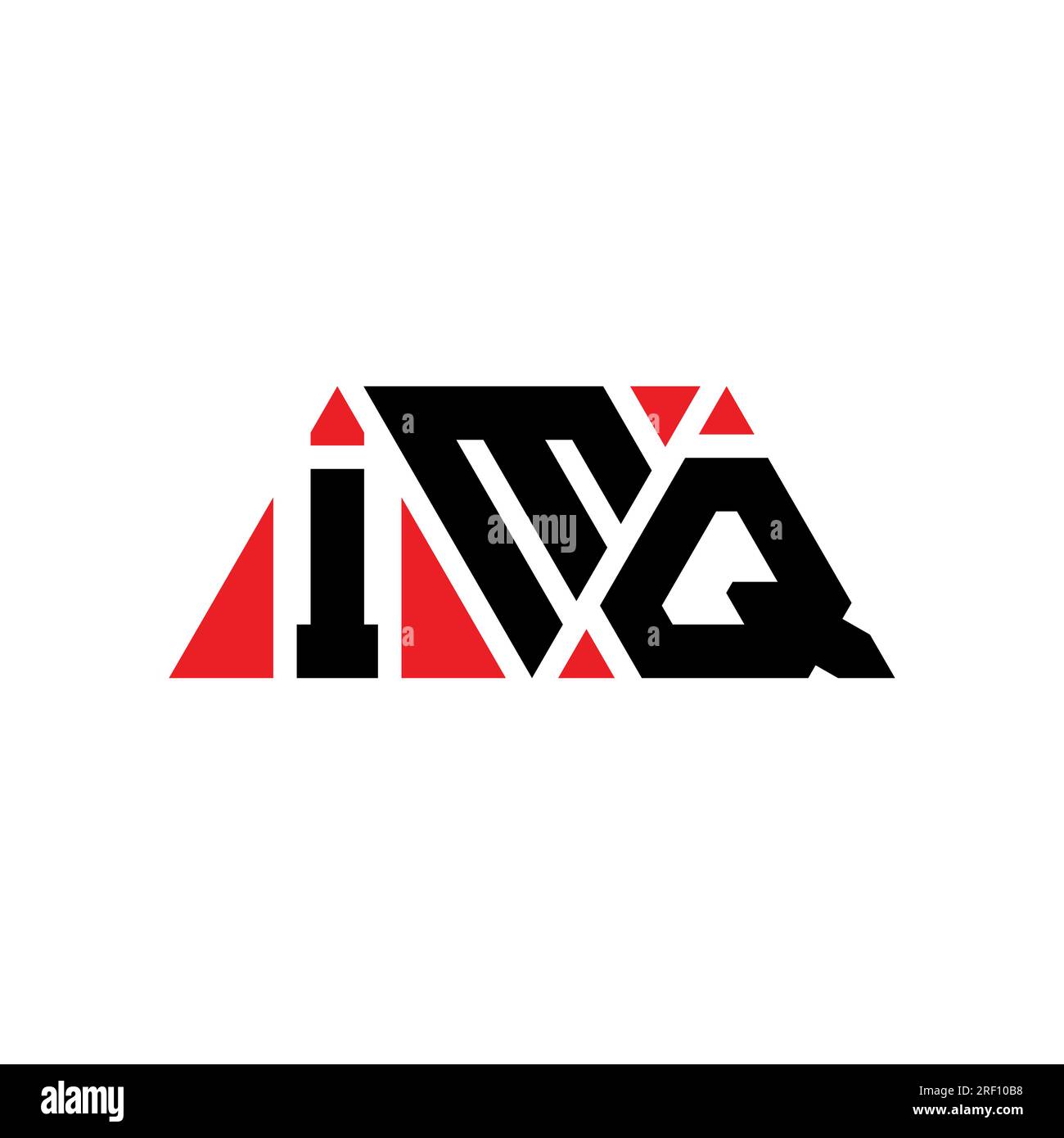 IMQ triangle letter logo design with triangle shape. IMQ triangle logo ...