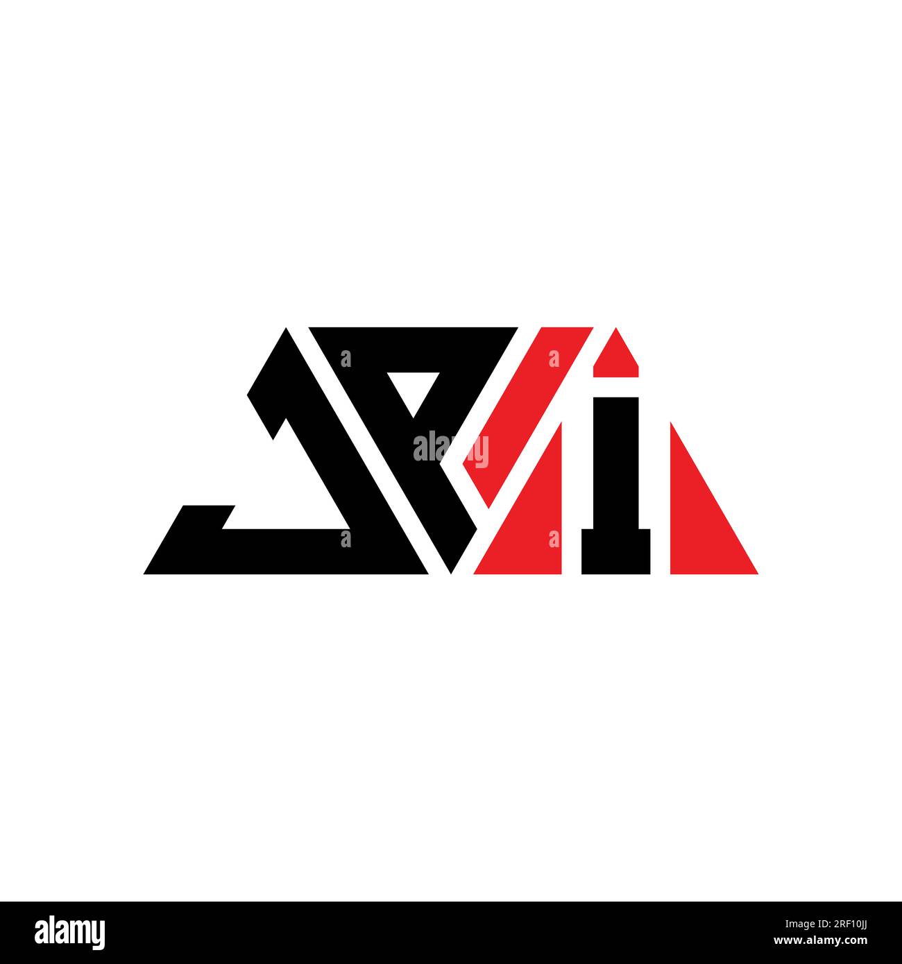 JPI triangle letter logo design with triangle shape. JPI triangle logo ...