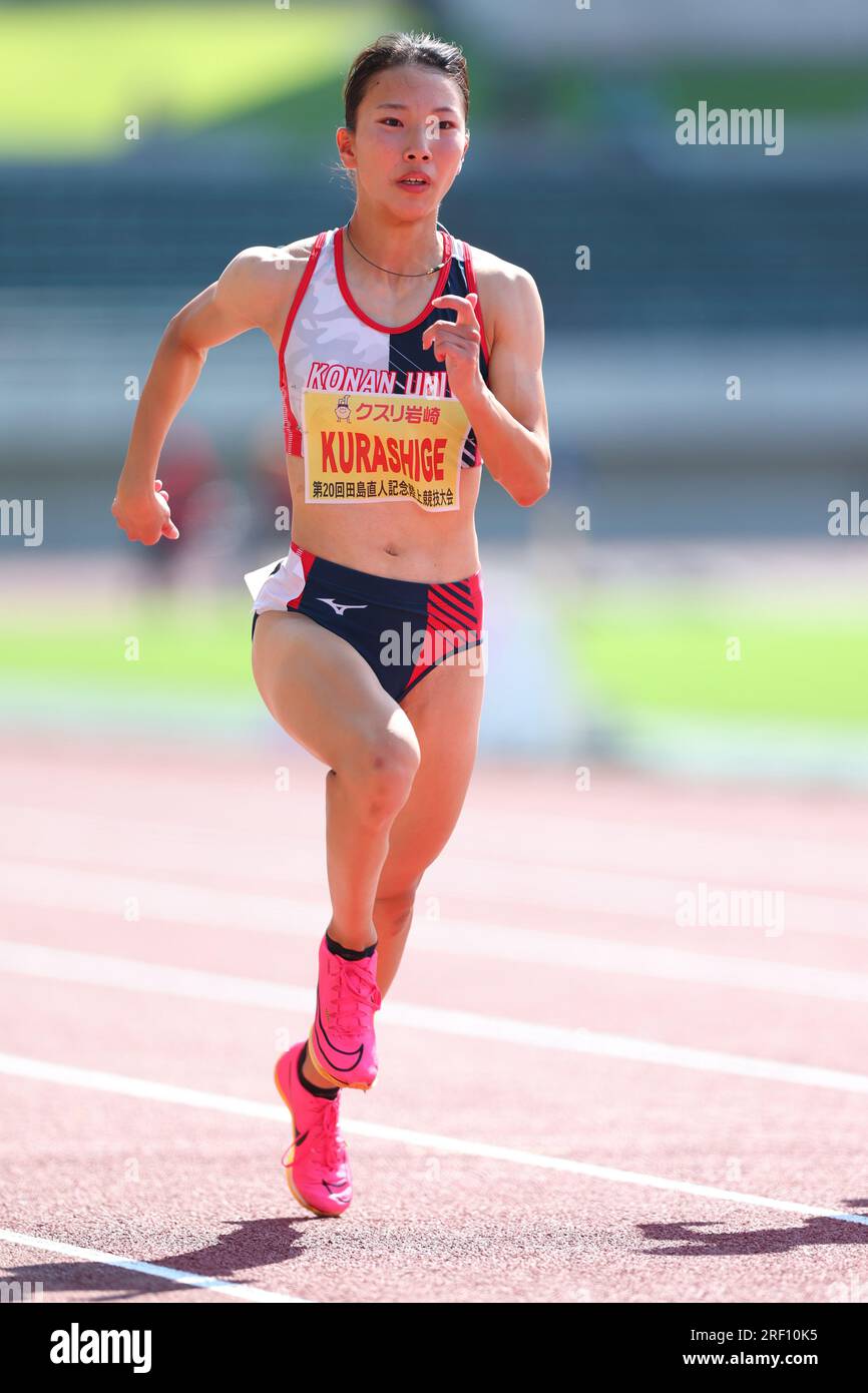 Ishin Me-Life Stadium, Yamaguchi, Japan. 29th July, 2023. Miu Kurashige ...