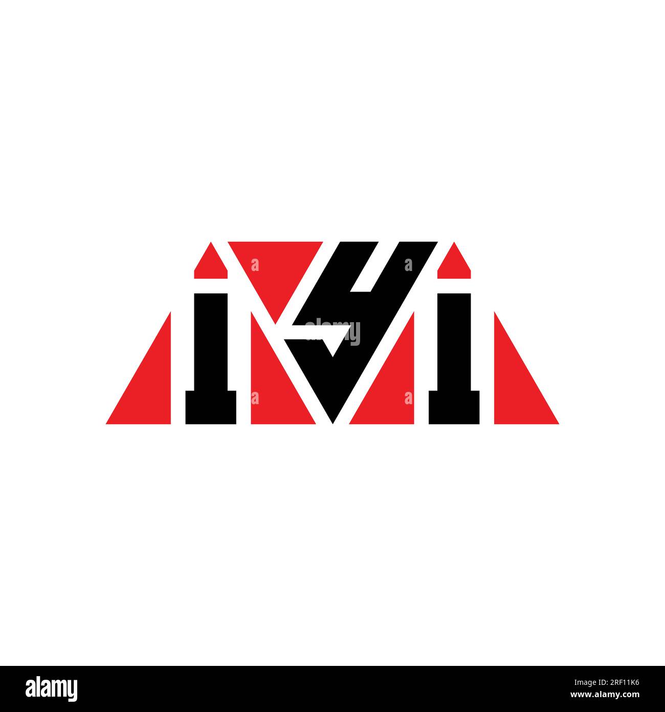 IYI triangle letter logo design with triangle shape. IYI triangle logo ...