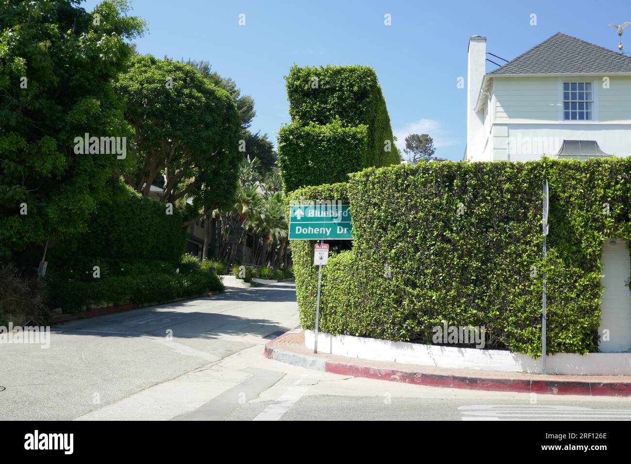 Los Angeles, California, USA 30th July 2023 Bluebird Avenue and Doheny ...