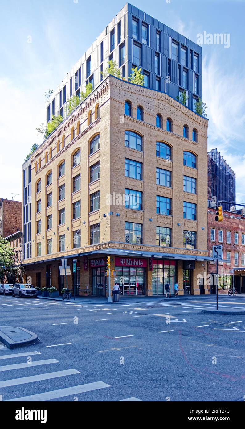 Chelsea: The Porter House, 66 Ninth Avenue, is a former loft building ...