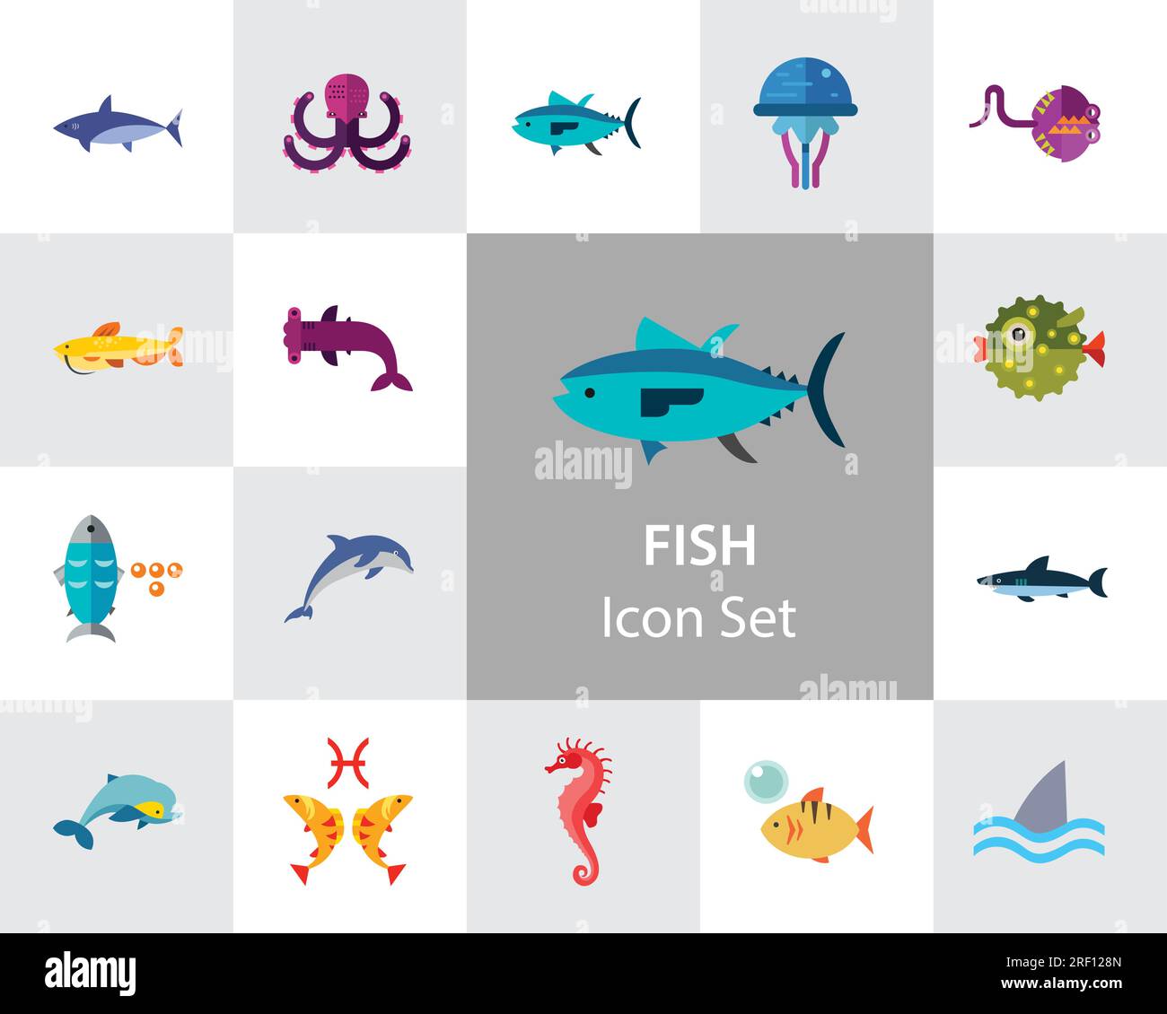 Shark catfish Stock Vector Images - Alamy