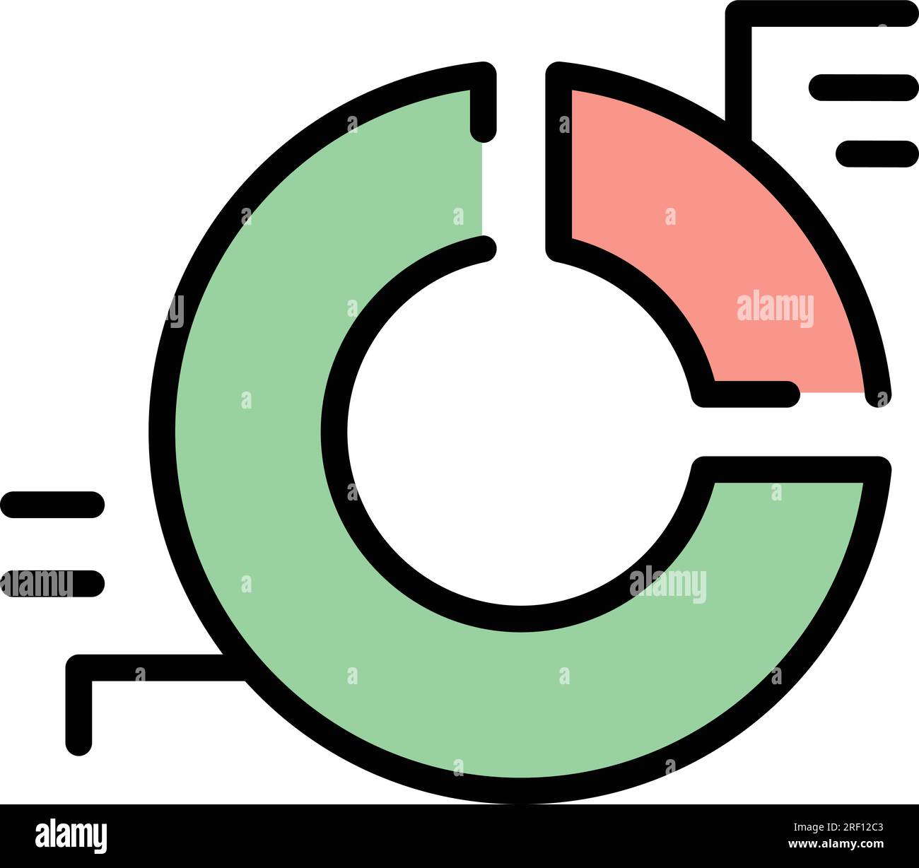 Risk analysis pie chart Stock Vector Images - Alamy