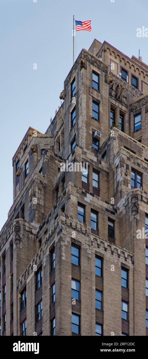 Chelsea: Windows and dark brick spandrels create vertical stripes ...