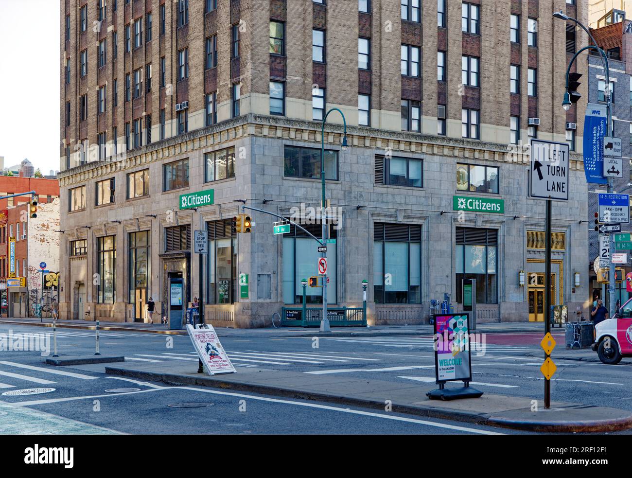Chelsea: Windows and dark brick spandrels create vertical stripes ...