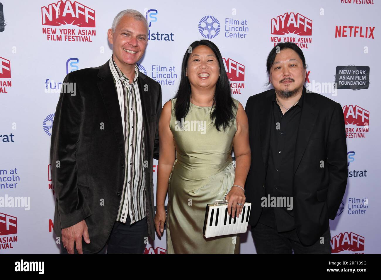New York, USA. 30th July, 2023. Guest, Peilin Chou and Samuel Jamier ...