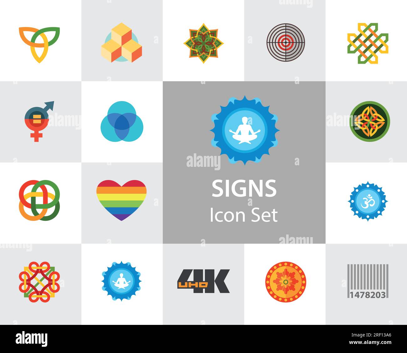 Indian signs Stock Vector Images - Alamy