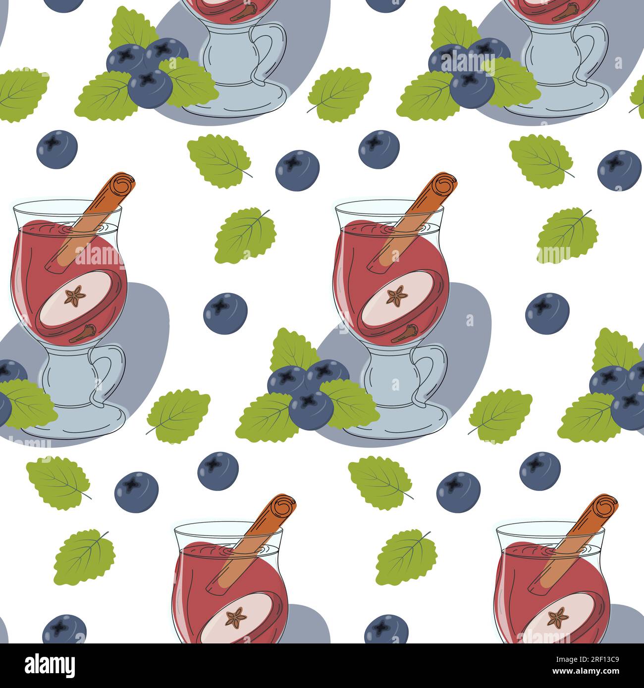 Wine glass green christmas Stock Vector Images - Alamy