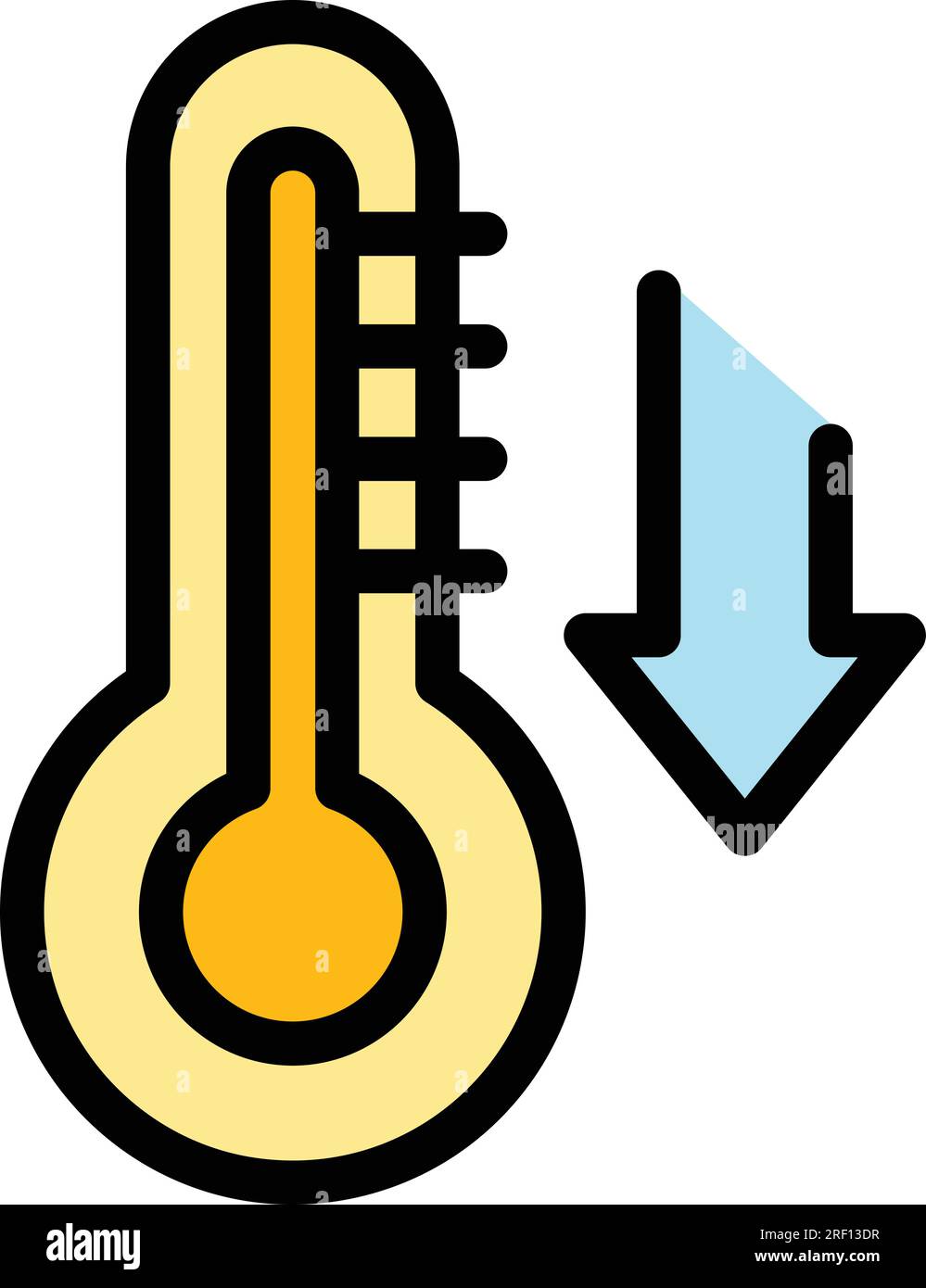 Winter low temperature icon outline vector. Ice fishing. Snow lake ...