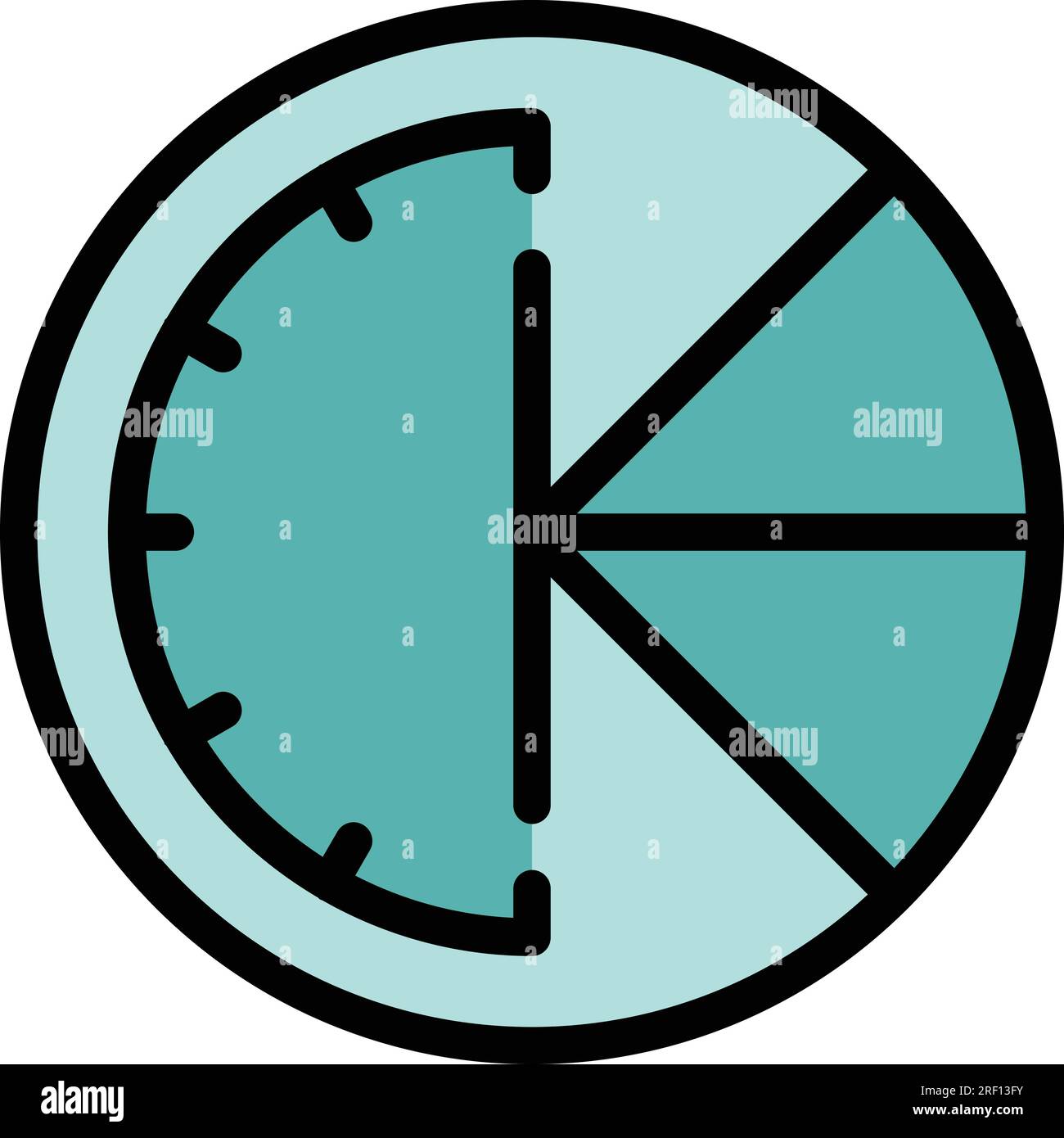 Business time icon outline vector. World zone. Asia time color flat ...