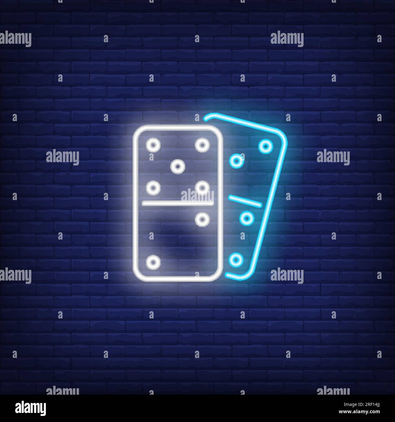 Domino label Stock Vector Images - Alamy