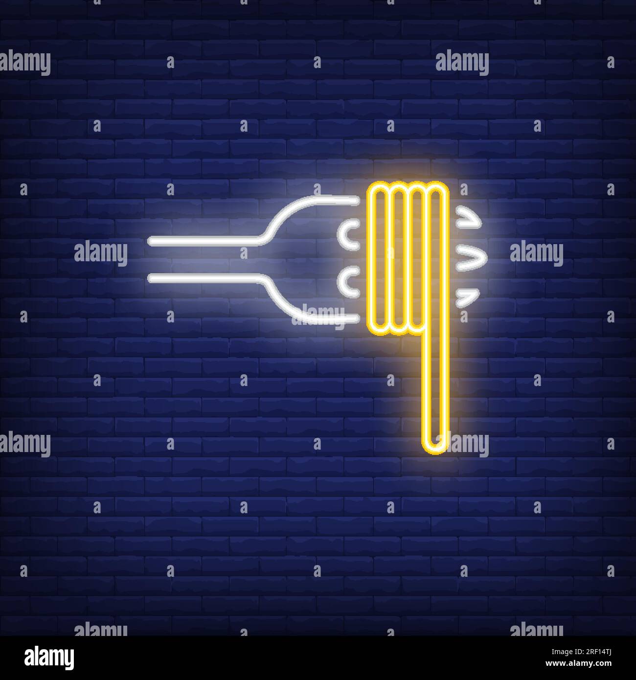 Spaghetti neon sign Stock Vector Image & Art - Alamy