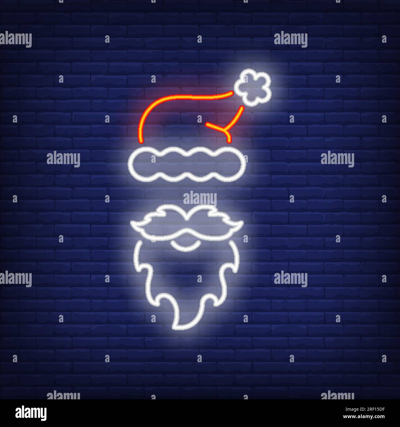 Santa Claus costume neon sign Stock Vector Image & Art - Alamy