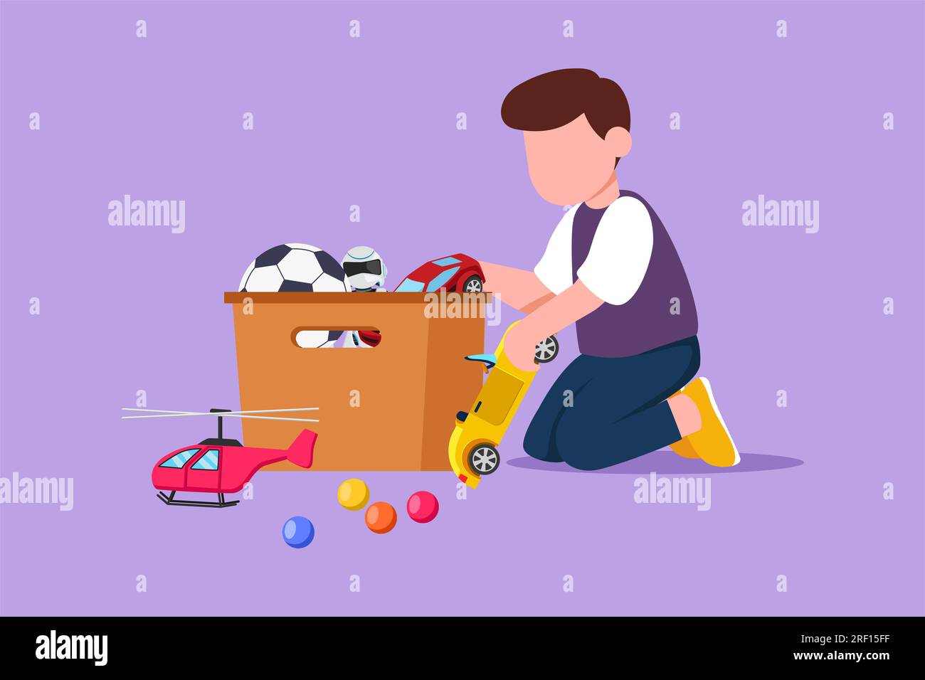 Kids Pick Up Toys Clipart